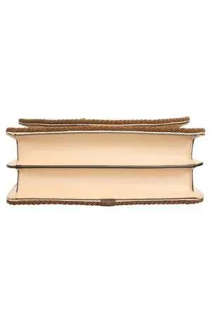 Valentino Garavani Vlogo Embroidered Silk Shoulder Bag