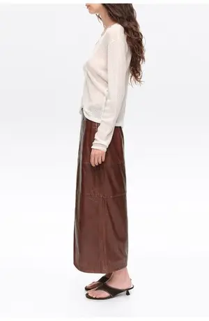 Bimba Y Lola Ribbed Sweater With Buttoned V-neckline