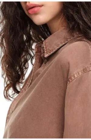 Bimba Y Lola Straight Fluid Lyocell Shirt