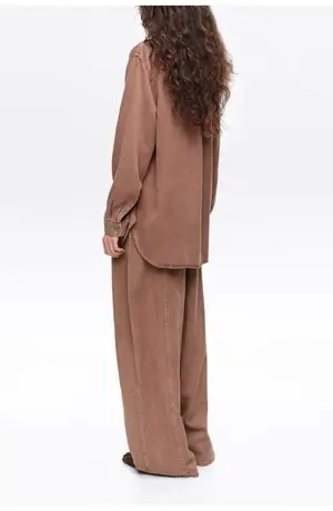 Bimba Y Lola Straight Fluid Lyocell Shirt