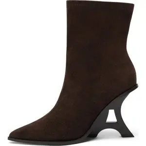Manière De Voir The Eiffel Heeled Suede Boot