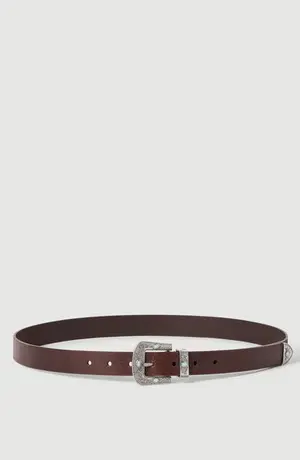 Brunello Cucinelli Pull-up Calfskin Leather Belt