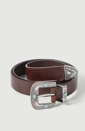 Brunello Cucinelli Pull-up Calfskin Leather Belt