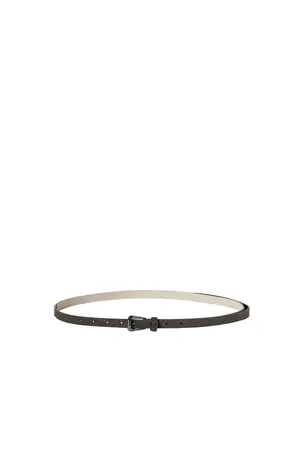 Brunello Cucinelli Suede Belt With Shiny Loop