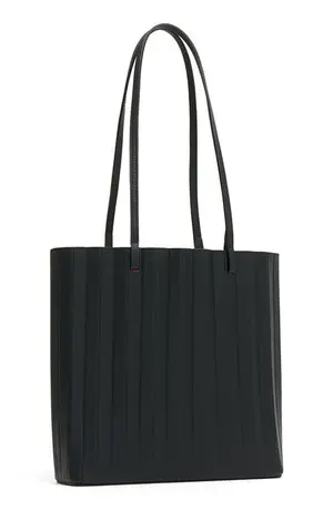 MANSUR GAVRIEL Filo Pleated Tote - Black/flamma