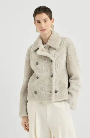 Brunello Cucinelli Textured Outerwear For Women