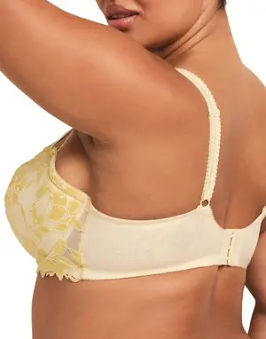 ADORE ME Mellody Push Up Balconette Bra - Light Yellow