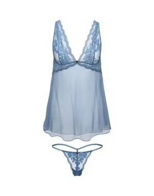 ADORE ME Nedda Babydoll Lingerie - Dark Blue