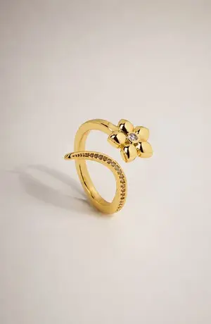 YOJ Meigu Crystal Open Ring
