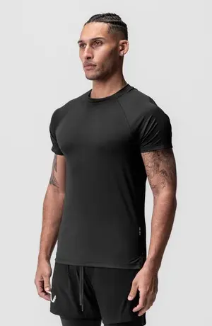 ASRV Aerosilver Fitted Tee - Black