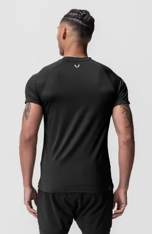 ASRV Aerosilver Fitted Tee - Black