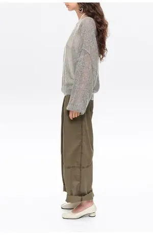 Bimba Y Lola Mohair Boat Neck Sweater