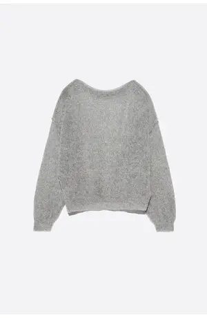 Bimba Y Lola Mohair Boat Neck Sweater