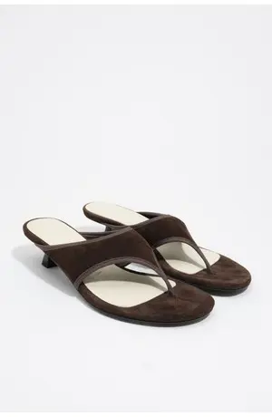 Bimba Y Lola Low-heel Suede Sandals