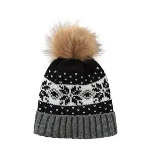 Mountain Warehouse Fair Isle Pom Pom Beanie