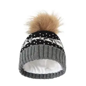 Mountain Warehouse Fair Isle Pom Pom Beanie