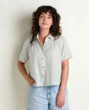 TOAD & CO Holly Shirt - Dusk Blue Pattern