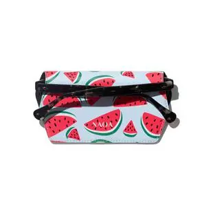 NAOA Slim Magnetic Glasses Case In Watermelon Print