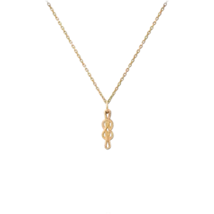 ASTOR & ORION Hecate's Knot Charm Necklace - Gold