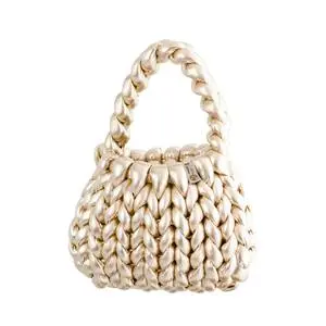 ILLLINA Champagne Metallic Statement Bag – Candy - Gold