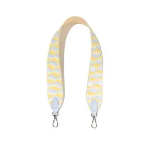 NAOA Blue / Yellow Handbag Shoulder Strap Waves