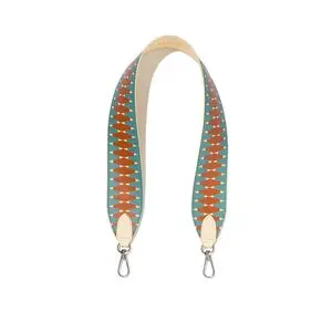 NAOA Green / Brown Handbag Shoulder Strap Tribal