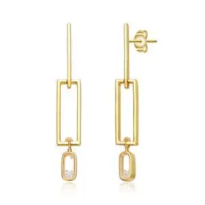 Genevive Plated Earrings