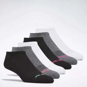 REEBOK Basic Low-cut Socks 6 Pairs - Black/white/grey