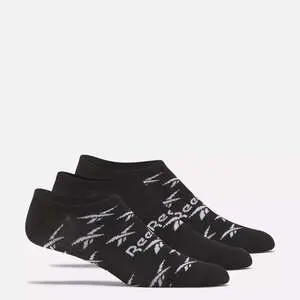 REEBOK No-show Liner Socks 3 Pairs - Black