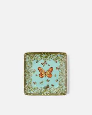 Versace Le Jardin Square Plate 12 Cm - Light Blue