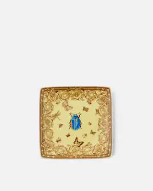 Versace Le Jardin Square Plate 12 Cm - Yellow