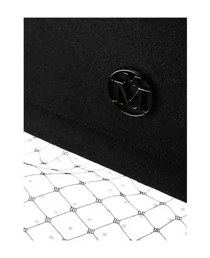 MAISON MICHEL Logo Plaque Pull-on Beret