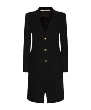 Tagliatore Single-breasted Pocket Detail Jacket - Black