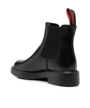 Camper Dean Elasticated-panel Pull-tab Chelsea Boots - Black