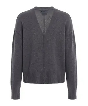 Pinko Ribbed-trim V-neck Cardigan
