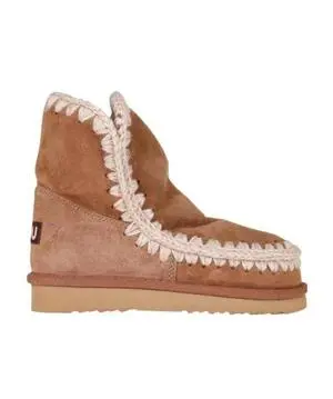 Mou Knitted Detail Boots