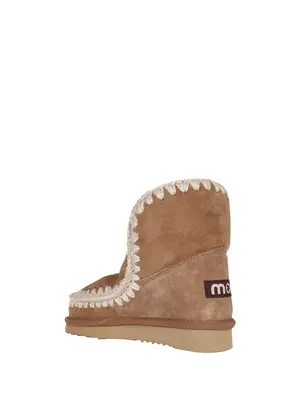 Mou Knitted Detail Boots