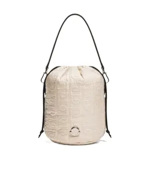Moncler Caradoc Bucket Bag - Light Beige