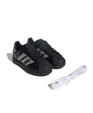 Adidas Superstar Ii W Striped Lace-up Sneakers