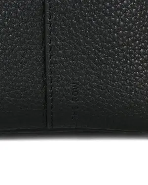THE ROW Calfskin Leather Tote Bag - Black Ans