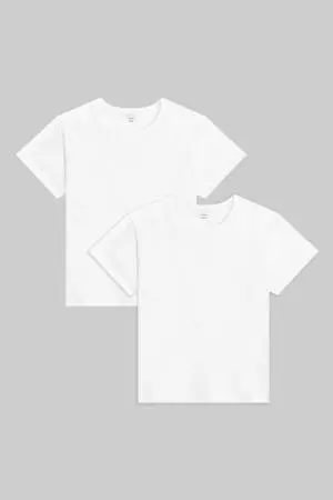 LESET The Margo Tee 2-pack - White