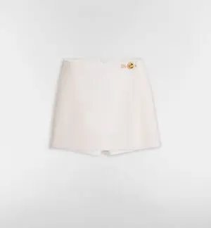 Dior Skort - White Virgin Wool