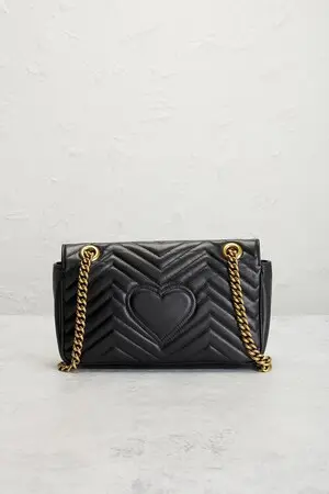 Gucci Gg Marmont Shoulder Bag - Black