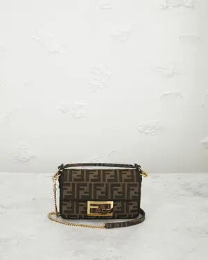 FWRD RENEW Fendi Mini Ff 1974 Baguette Shoulder Bag