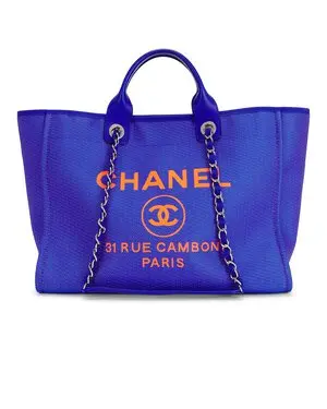 FWRD RENEW Chanel Deauville Nm Tote Bag