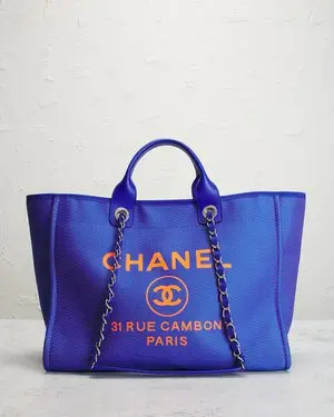 FWRD RENEW Chanel Deauville Nm Tote Bag