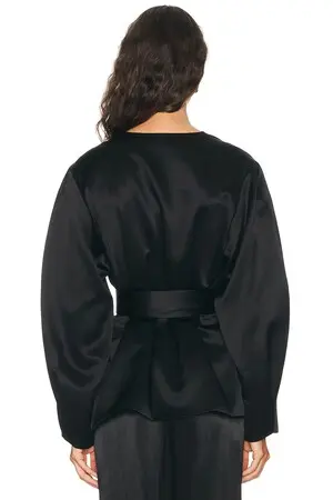 THE SEI Blouson Tie Jacket