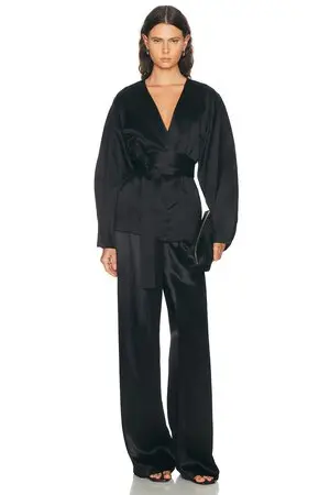 THE SEI Blouson Tie Jacket