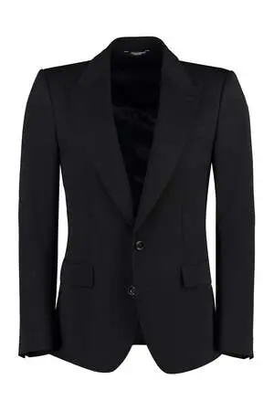 Dolce & Gabbana Single-breasted Virgin Wool Jacket