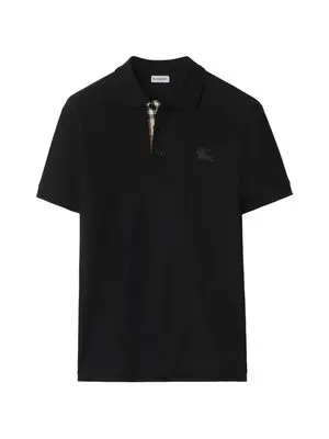 Burberry Short-sleeve Polo Shirt - Black
